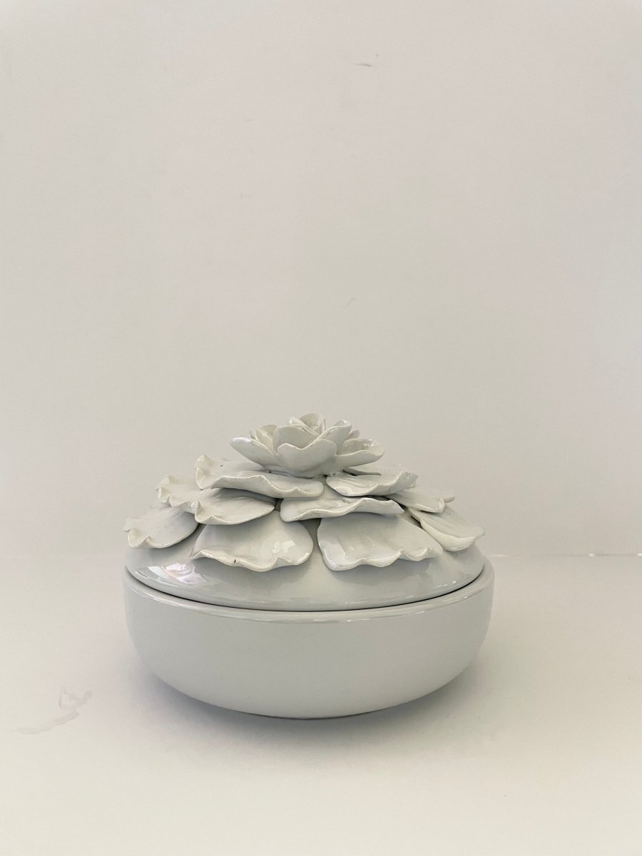 Ceramic Decorative Boxes With Flower Design on the Lid – DesignedBy The ...