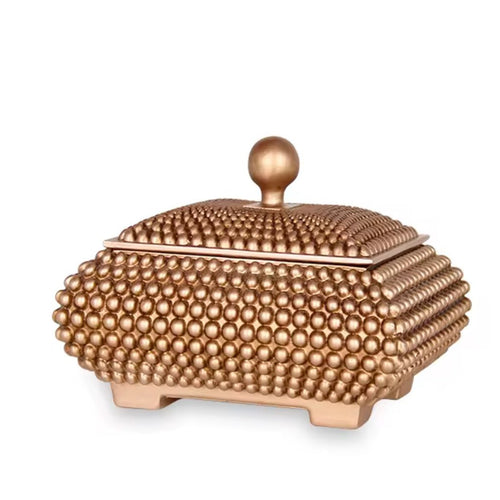 Decorative Studded Box with Gold Detail Only At DesignedBy The Boss