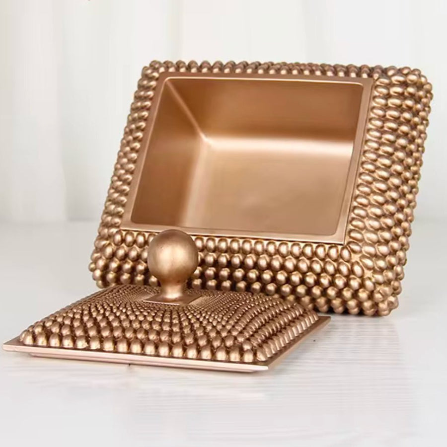 Decorative Studded Box with Gold Detail Only At DesignedBy The Boss