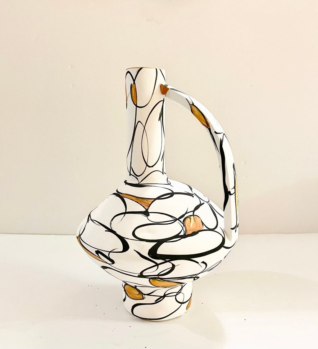 HandCrafted Luxury Texture Ceramic Vase - Modern Flower Vase By Design ...