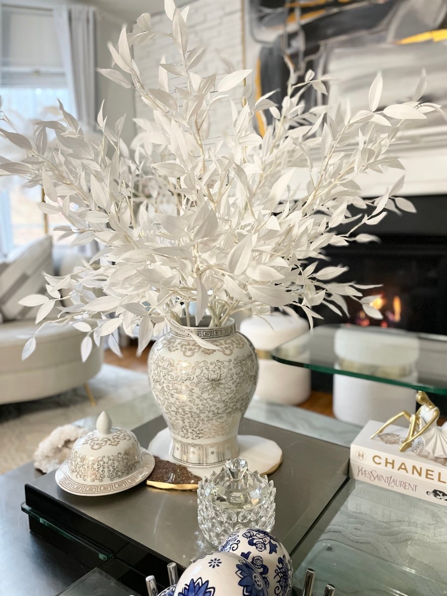 White Artificial Floral Branches (Pack of 3 Stem – DesignedBy The Boss