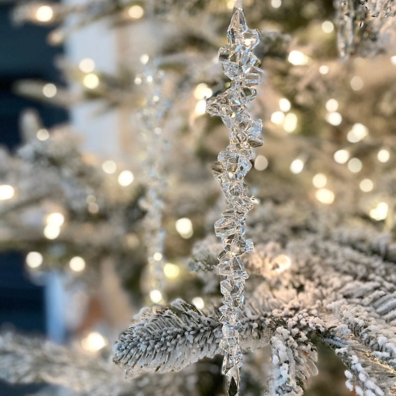Acrylic Icicle Hanging Ornaments; Christmas Decor – DesignedBy The Boss