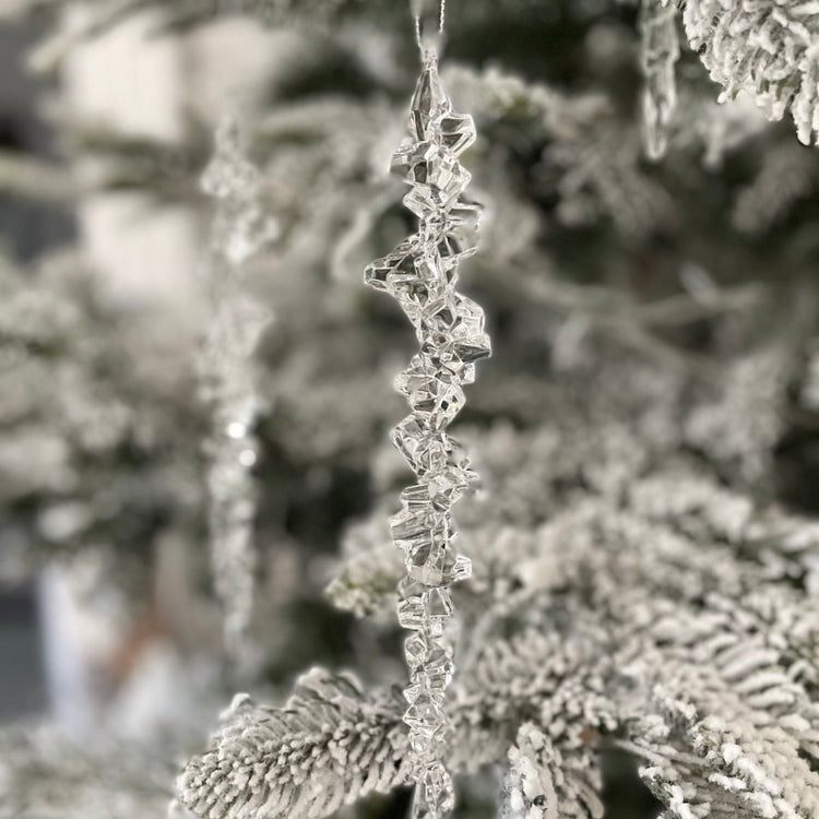 Acrylic Icicle Hanging Ornaments; Christmas Decor – DesignedBy The Boss