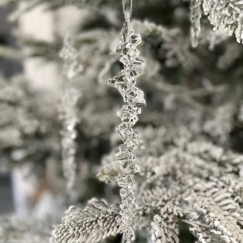 Acrylic Icicle Hanging Ornaments; Christmas Decor – DesignedBy The Boss