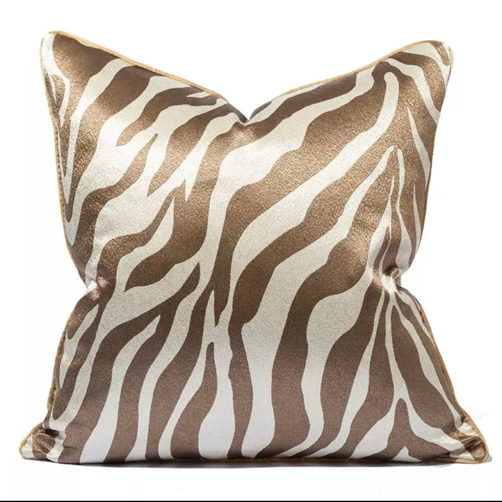 Zebra Print Pillow Cover 22" x 22" Luxe Collections – DesignedBy The Boss
