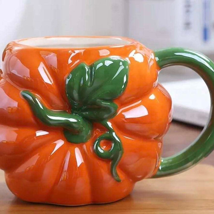 Ceramic Pumpkin Mug By Designed By The Boss – DesignedBy The Boss