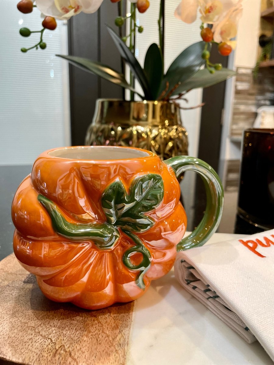 Ceramic Pumpkin Mug By Designed By The Boss – DesignedBy The Boss