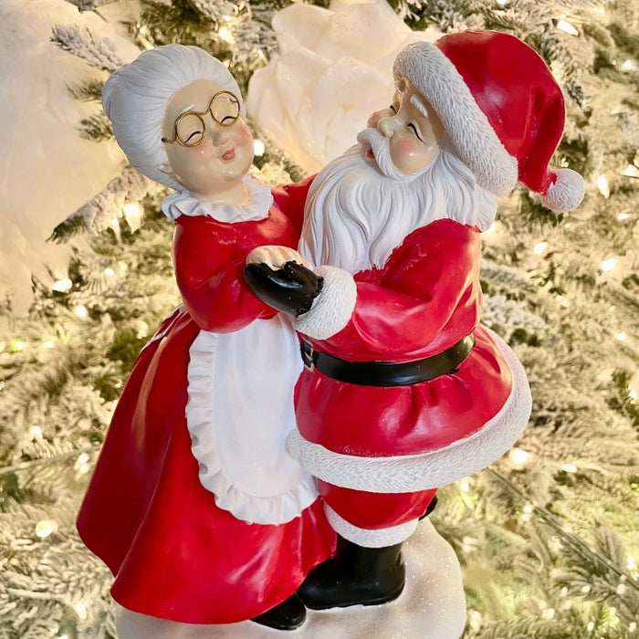 Christmas MR. & MRS. Claus Dancing Santa Figurine – DesignedBy The Boss
