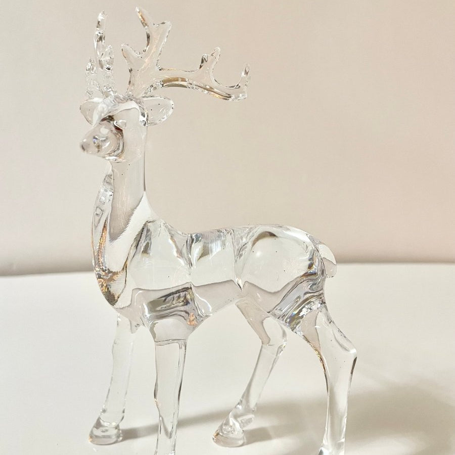 Clear Acrylic Reindeer Christmas Ornaments – DesignedBy The Boss
