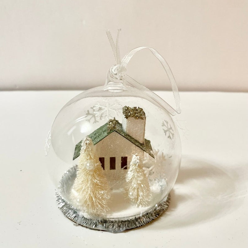 Decorative Clear Snow Globe -Christmas Ornament – DesignedBy The Boss