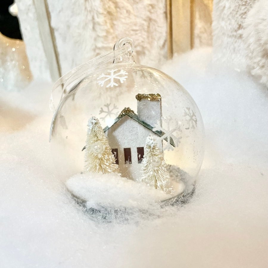 Decorative Clear Snow Globe -Christmas Ornament – DesignedBy The Boss