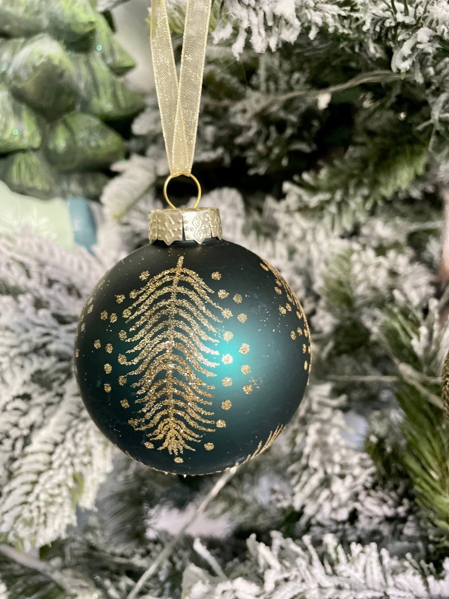 Glass Peacock Ball Ornaments Set Of 4 – DesignedBy The Boss