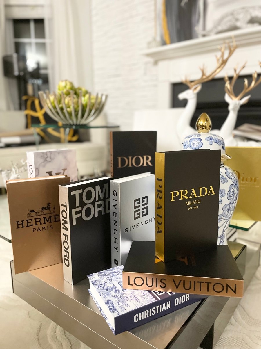 Luxury Fashionable Fake Decorative Books Open For Storage Home Decor ...