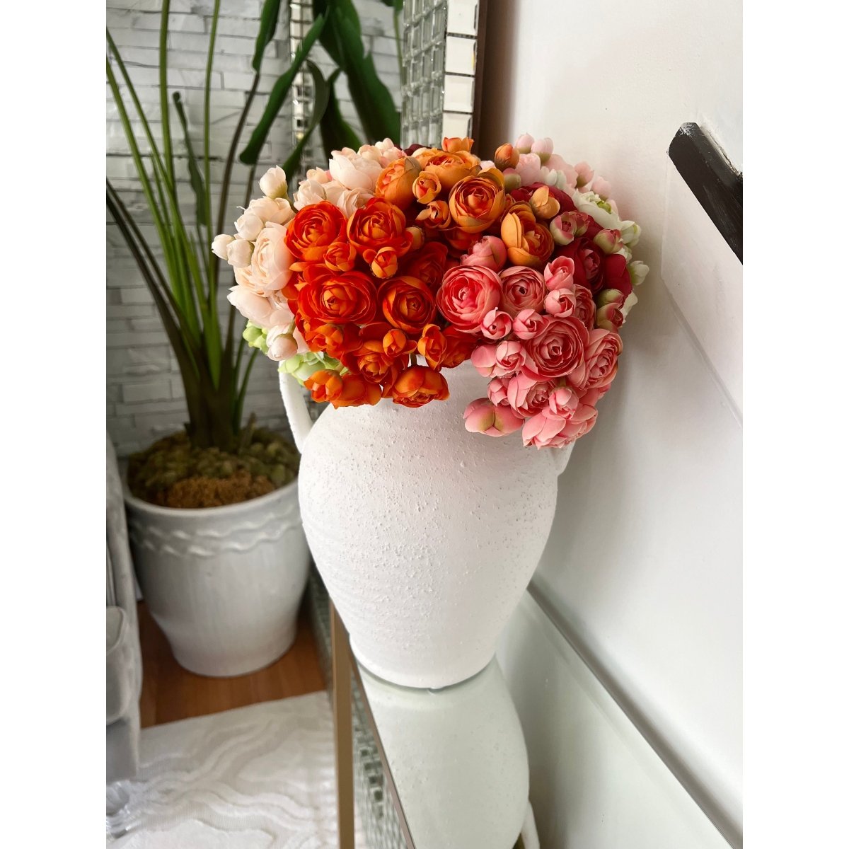 Mini Ranunculus Bundle (6 Stems), High Quality Artificial Flower, DIY ...