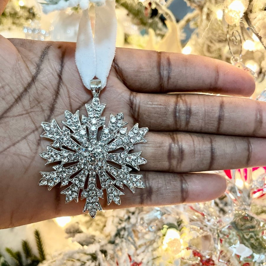 Set Of 4 Jeweled Christmas Ornaments - Holiday Decor – DesignedBy The Boss