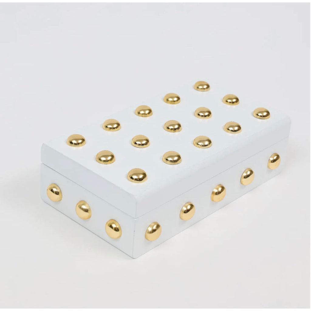 Studded Decorative Wood Boxes (2 Colors) – DesignedBy The Boss