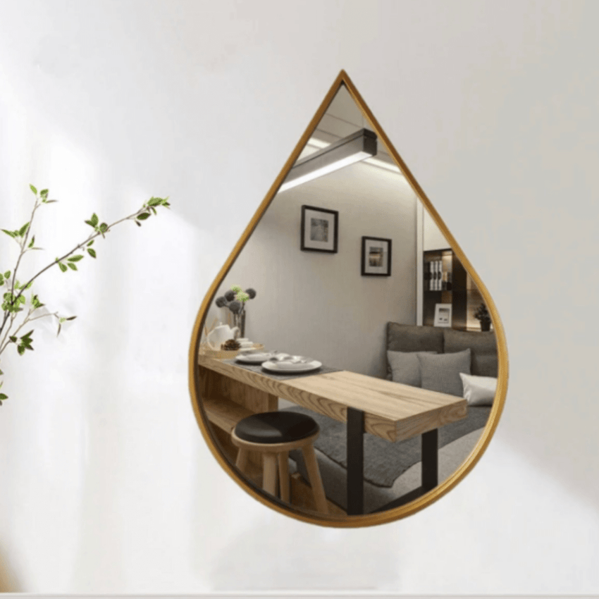Teardrop Metal Wall Mirror – DesignedBy The Boss