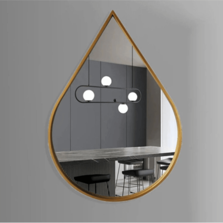 Teardrop Metal Wall Mirror – DesignedBy The Boss